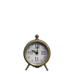 Chic Antique Antike Uhr auf Fu&szlig; H&ouml;he 14,5, L&auml;nge 11, Breite 5 cm skandinavische Deko Online Shop