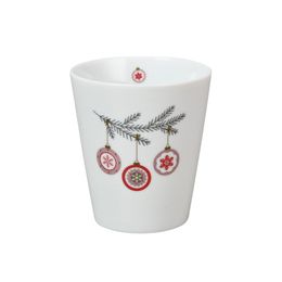 Krasilnikoff Happy Mug Christmas Ornaments &Oslash; 8.8, H&ouml;he 10 cm skandinavische Deko Online Shop