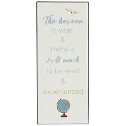 IB Laursen Metallschild The Horizon L13 x B30,5 cm, creme skandinavische Deko Online Shop
