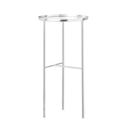 Bloomingville Beistelltisch Pretty &Oslash;30 x H60cm, silber skandinavische Deko Online Shop