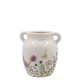 Chic Antique Avignon Kanne mit Blumenmotiv H19,5/&Oslash; 19 cm creme skandinavische Deko Online Shop