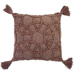 byRoom Kissen Dusty Rose 45 x 45cm 45 x 45cm, bordeaux skandinavische Deko Online Shop