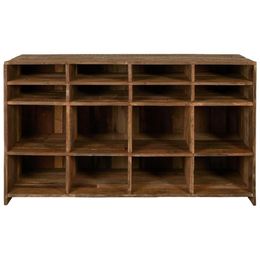 IB Laursen Holztheke mit F&auml;chern UNIKA 153 x 60 x 90 cm skandinavische Deko Online Shop