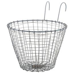 IB Laursen H&auml;ngekorb H&ouml;he 18,00 cm, &Oslash; 19,00 cm, Grau/Zink skandinavische Deko Online Shop