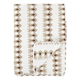 Chic Antique Aix Quilt mit Paisley Motiv L180/B130 cm, Wei&szlig; skandinavische Deko Online Shop