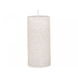 Chic Antique Rustikale Stumpenkerze mit Glitzer H11/&Oslash;5 cm, creme skandinavische Deko Online Shop
