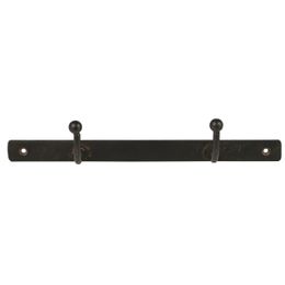 IB Laursen Hakenleiste aus Metall 25,5 x 2 x 4,5 cm, schwarz skandinavische Deko Online Shop