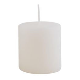 IB Laursen Stumpenkerze H&ouml;he 7,00 cm, &Oslash; 6,00 cm, wei&szlig; skandinavische Deko Online Shop