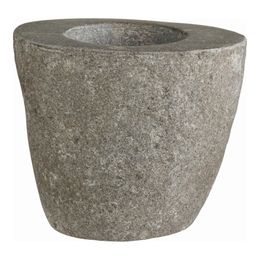 House Nordic Gara Bad Becher, Zahnputzbecher aus Stein &Oslash; 10,5 cm, H&ouml;he 10 cm skandinavische Deko Online Shop