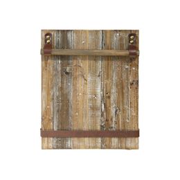 Chic Antique Aufhang f&uuml;r Papier in Recyclingholz 46 x 36 x 5 cm, natur skandinavische Deko Online Shop