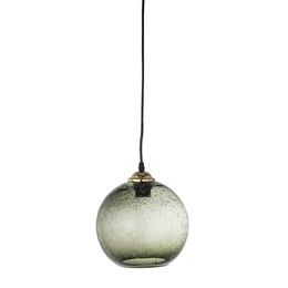 Bloomingville H&auml;ngelampe Alber aus Glas &Oslash; 23 cm, H&ouml;he 21 cm, gr&uuml;n skandinavische Deko Online Shop
