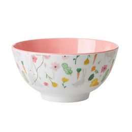 Rice Melamin Sch&uuml;ssel Easter &Oslash;15 x H7cm, weiss skandinavische Deko Online Shop