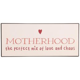 IB Laursen Metallschild Motherhood the perfect mix of love 30.5 x 13 cm skandinavische Deko Online Shop