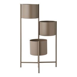 House Nordic 3-fach Blumentopf aus Eisen 22,5x23x75,5 cm skandinavische Deko Online Shop