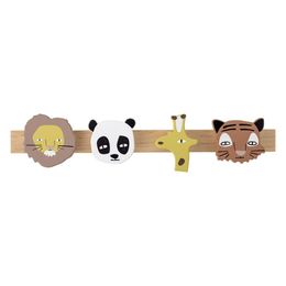 Bloomingville Tier Garderobe Sade aus Holz 47 x 5,5 x 10 cm, mehrfarbig skandinavische Deko Online Shop