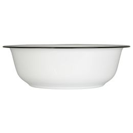 IB Laursen Waschsch&uuml;ssel Emaille H&ouml;he 11,5 cm, &Oslash; 36 cm, weiss skandinavische Deko Online Shop
