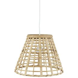 IB Laursen H&auml;ngelampe aus Bambus, offenes Geflecht H&ouml;he 26, &Oslash; 33.5 cm skandinavische Deko Online Shop