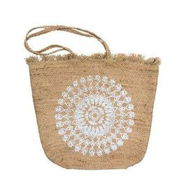 byRoom Jutetasche mit Print 50 x 60 x 40cm, natur skandinavische Deko Online Shop