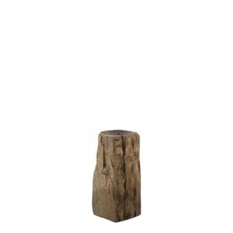 Chic Antique Grimaud Kerzenst&auml;nder f&uuml;r Stumpenkerzen H22/L13/B10 cm natur skandinavische Deko Online Shop