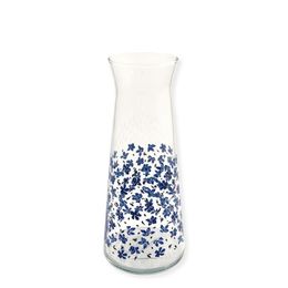 GreenGate Glas Karaffe Dahla blue &Oslash; 10,5, H&ouml;he 25 cm, 1L skandinavische Deko Online Shop