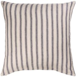 IB Laursen Kissenbezug natur mit grauen Streifen 60 x 60 cm skandinavische Deko Online Shop