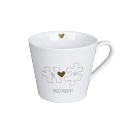 Krasilnikoff Happy Cup, Du Ich passt perfekt 400 ml skandinavische Deko Online Shop