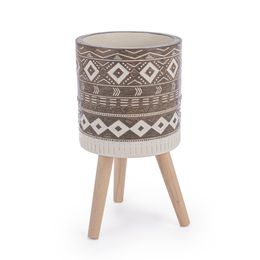 Bizzotto Pflanztopf Ethnico Dreifu&szlig; &Oslash;29.5x31cm skandinavische Deko Online Shop