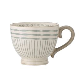 Bloomingville Maple Becher, Steingut &Oslash; 11xH9 cm, blau skandinavische Deko Online Shop