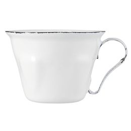 IB Laursen Tasse mini Emaille L9 x B7,5 x H5,5 cm, wei&szlig; skandinavische Deko Online Shop