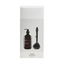 Meraki Geschenkbox, Geschirrsp&uuml;lmittel mit B&uuml;rste Herbal nest skandinavische Deko Online Shop