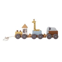 Bloomingville Spielzeug Zug Coty aus Holz 30 x 6,5 x 10 cm, mehrfarbig skandinavische Deko Online Shop