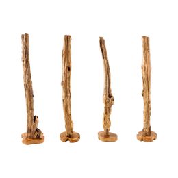 Invicta Interior Skulptur Reef Treibholz Teak 100-125 cm skandinavische Deko Online Shop