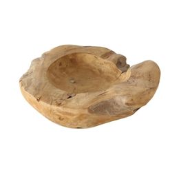 Boltze Natur Schale Teak 9 cm, &Oslash; 30 cm skandinavische Deko Online Shop