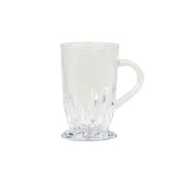 Chic Antique Becher mit Henkel aus Glas H12/&Oslash;7 cm, klar skandinavische Deko Online Shop