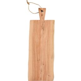 IB Laursen Schneidebrett aus Akazienholz, Naturkante 70 x 25 x 4 cm, besonders dick skandinavische Deko Online Shop