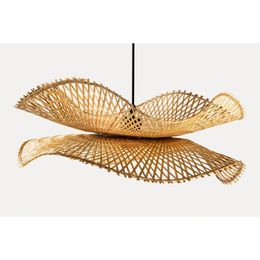 Invicta Interior Pendelleuchte Organic Living 3 Bambus 50 cm skandinavische Deko Online Shop