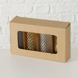 Boltze Glasvase Panja 4-teilig 14 cm, &Oslash; 6 cm, gelb skandinavische Deko Online Shop