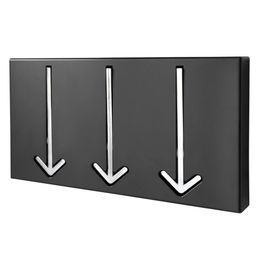Invicta Interior Wandgarderobe Arrow 30 x 5 x 20 cm, schwarz skandinavische Deko Online Shop