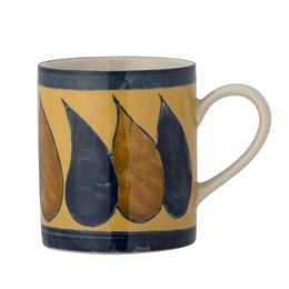 Bloomingville Heikki Becher braun, Steingut &Oslash; 9 x H10 cm, braun skandinavische Deko Online Shop