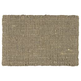 IB Laursen T&uuml;rmatte aus Jute mit Gummi auf der R&uuml;ckseite 90 x 60 cm, beige skandinavische Deko Online Shop