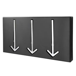 Invicta Interior Wandgarderobe Arrow 30 x 5 x 20 cm, schwarz skandinavische Deko Online Shop