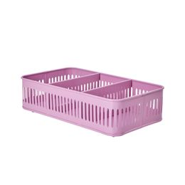 Rice Besteck Korb aus Metall, pink 31 x 17 x 9 cm skandinavische Deko Online Shop
