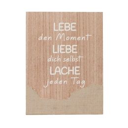Boltze Schild Lebe den Moment 30,00 x 3,00 x 40,00 cm skandinavische Deko Online Shop