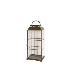 Chic Antique Laterne mit Eisengitter H64 x L24 x B24 cm skandinavische Deko Online Shop