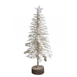 Chic Antique Vintage Scherenschnitt Weihnachtsbaum H39/&Oslash;18 cm, antik creme skandinavische Deko Online Shop