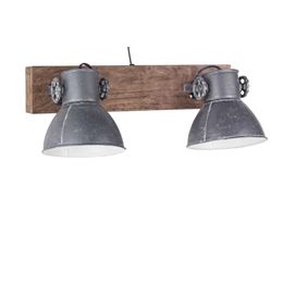 Bizzotto Wandleuchte Applique 2-flammig 51x18x27cm, grau skandinavische Deko Online Shop