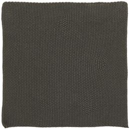 IB Laursen Sp&uuml;llappen Mynte gestrickt 27 x 27 cm, thunder grey skandinavische Deko Online Shop