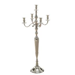 Boltze Kerzenhalter Victoria silber H105 x &Oslash;45 cm, silber skandinavische Deko Online Shop