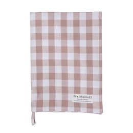 Krasilnikoff Geschirrhandtuch gro&szlig; kariert aus Baumwolle 50x70 cm, dusty rose skandinavische Deko Online Shop