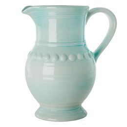 Rice Keramik Kanne XL 38 cm, &Oslash; 21,5 cm, 7,9 L, hellblau skandinavische Deko Online Shop